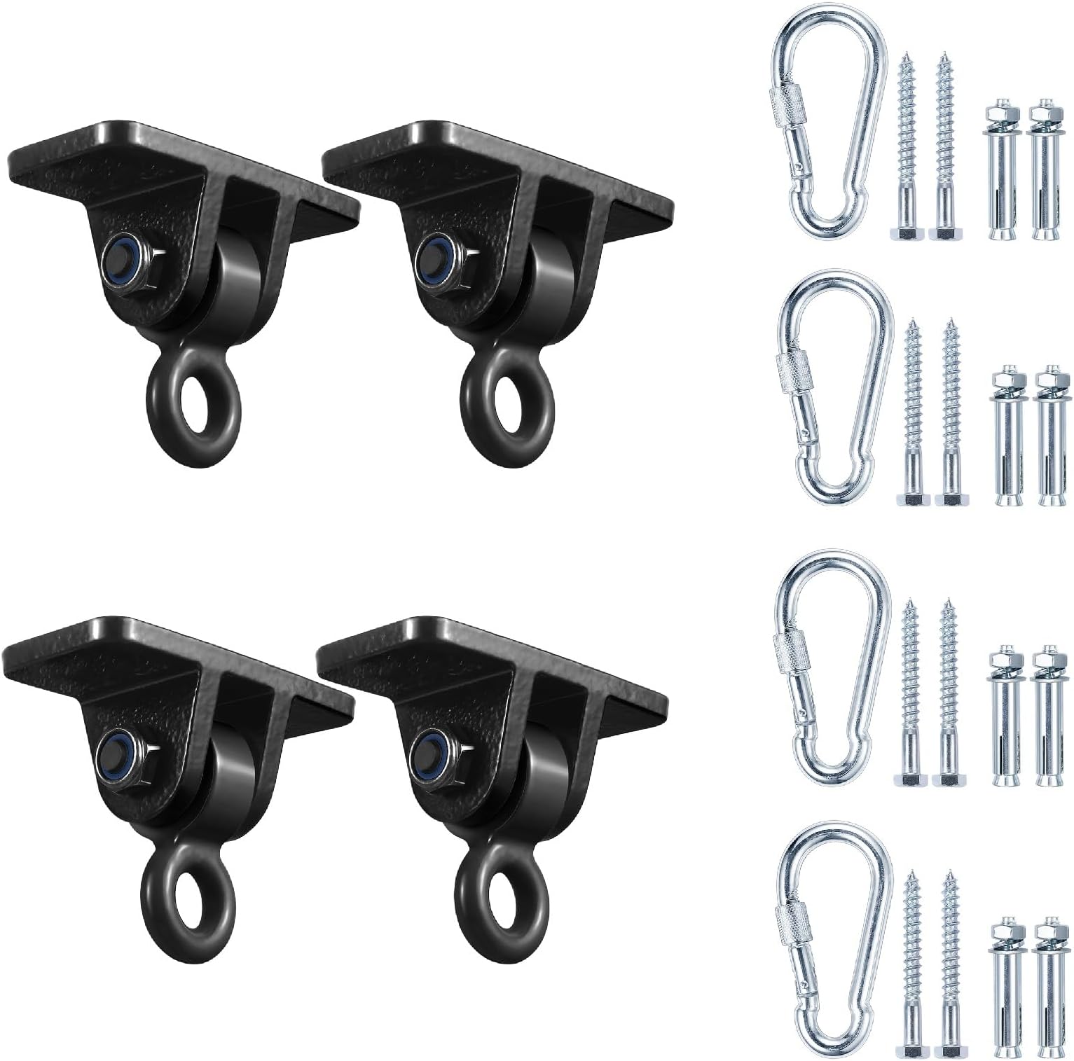 Amazon.com: Safe Kidz Heavy Duty Swing Hangers, Set of 4, Cast Iron ...