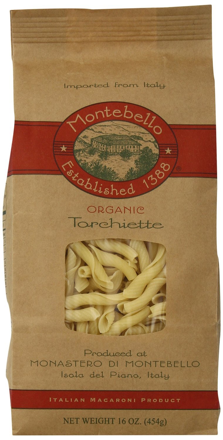 Amazon.com : Montebello Organic Torchiette Pasta, Non GMO, 16 Ounces ...