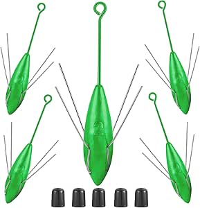 Amazon.com : 5 PCS Sputnik Sinkers Surf Fishing Weights, Lead Sputnik ...