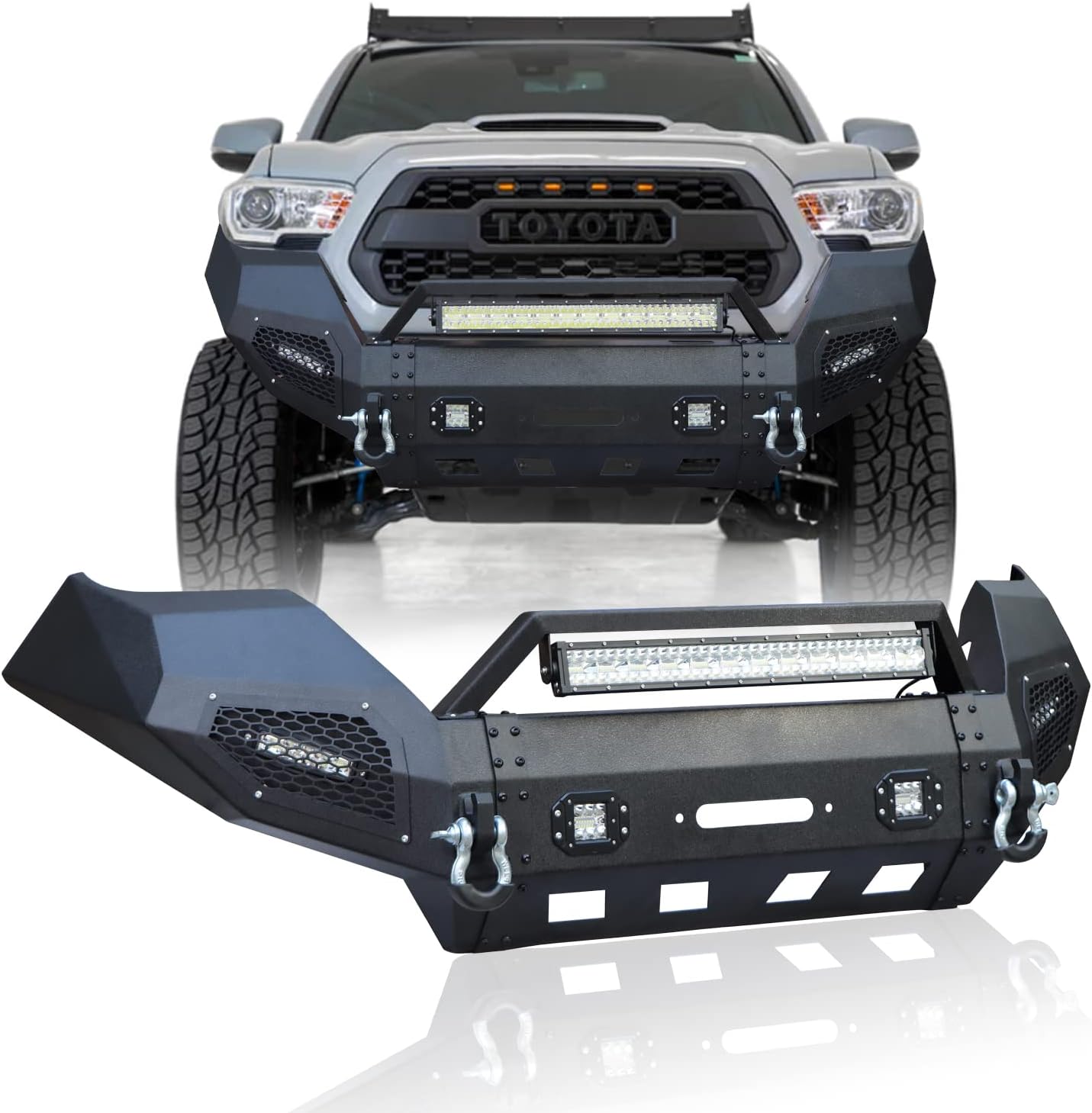 Amazon.com: TIOYAR Front & Rear Bumpers Compatible with Toyota 4Runner ...