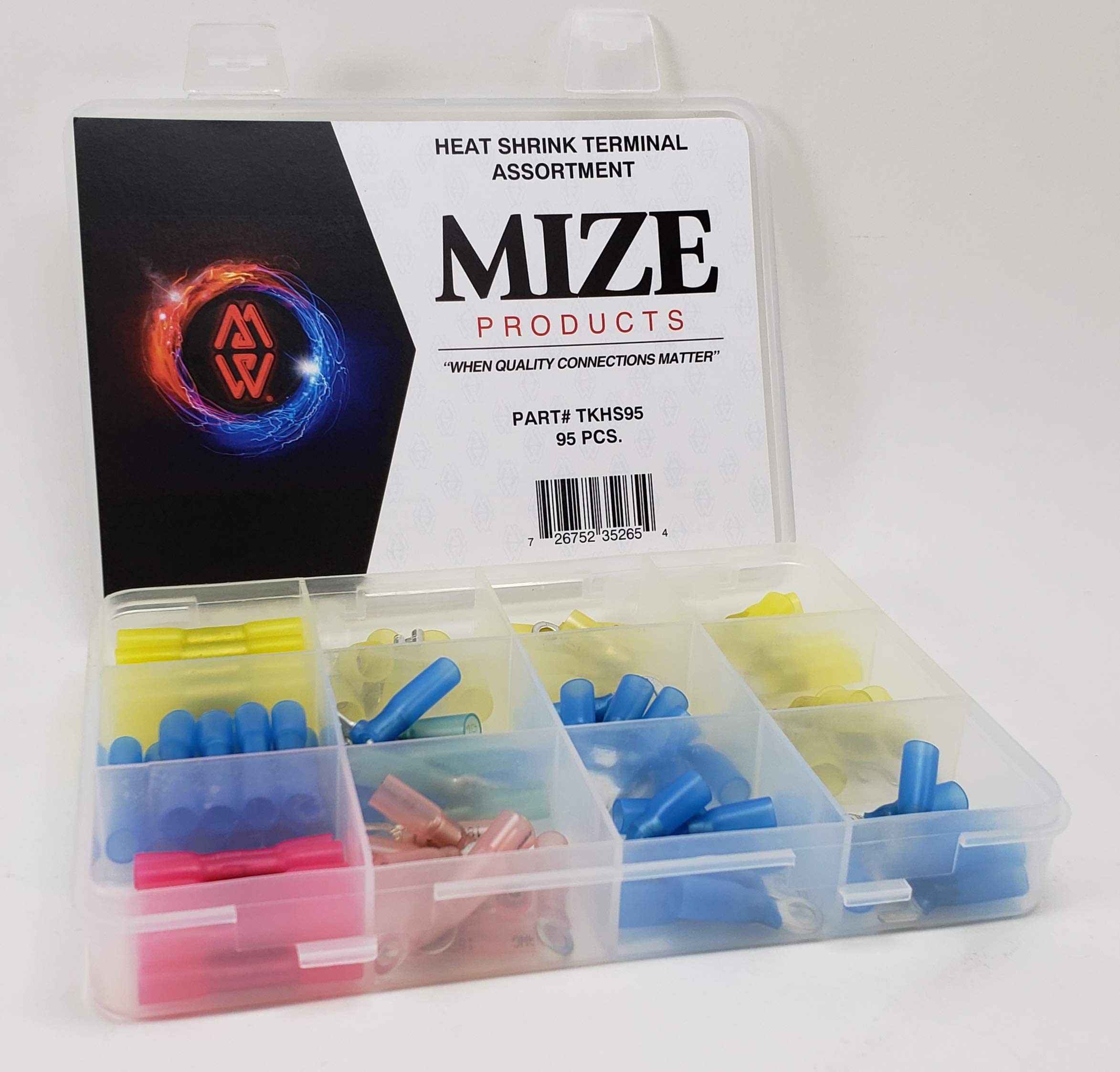 Mize Wire 95 Pc Heat Shrink Terminal Kit, TKHS95: Amazon.com ...