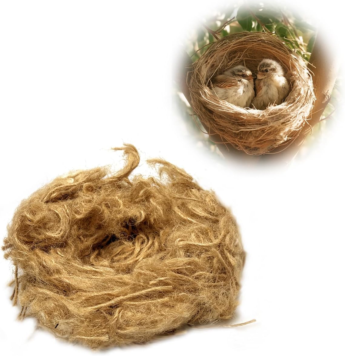 Amazon.com : MXOYOXM 1.4 OZ/40g Bird Nesting Material,Natural Blend ...