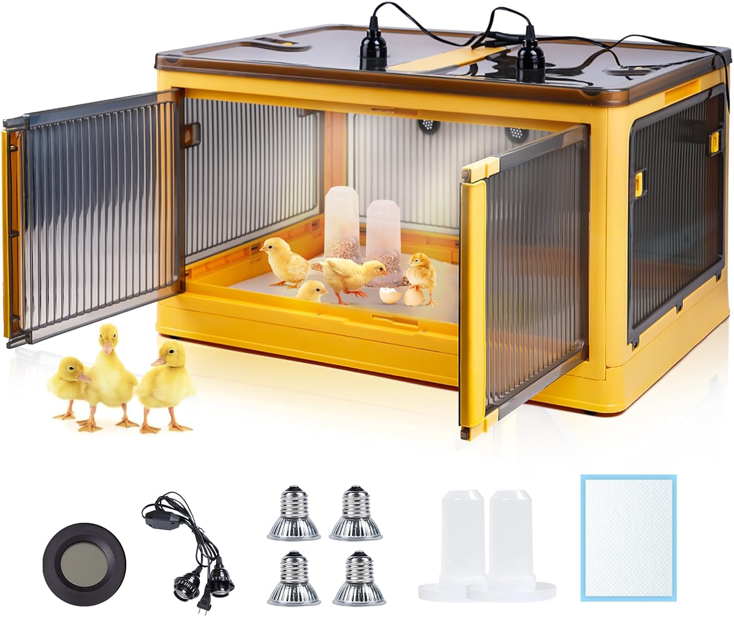 Amazon.com: Chicken Brooder Box for Chicks Kit with Heater Chicks ...