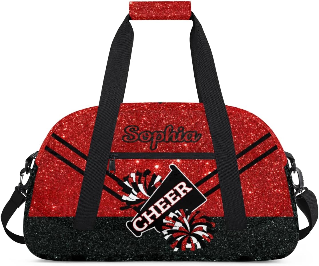 Amazon.com | Personalized Cheer Bag Girl Sport Duffel Bag, Custom Kids ...