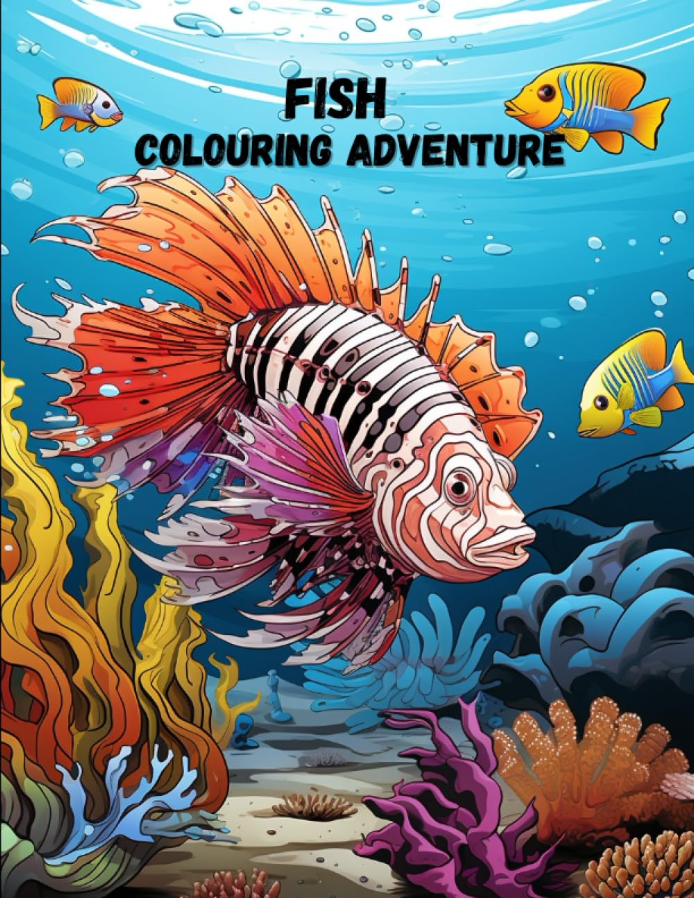 Fish Colouring Adventure Easy Learning 40 Types Of Various Colouring ...
