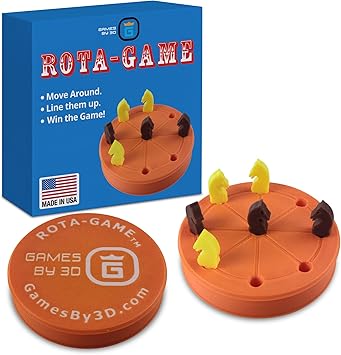 Amazon.com: Games by 3D ROTA Game, Tic-Tac-Toe Game with Never a Tie, A ...