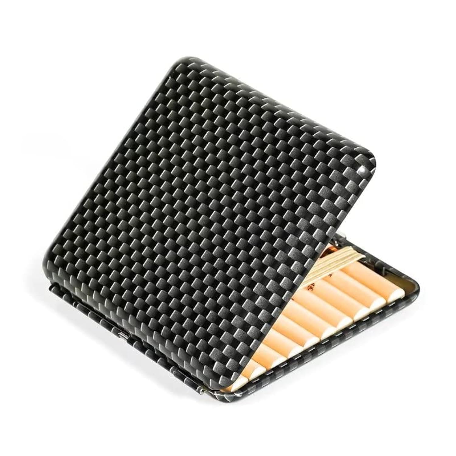 Amazon.com: Portable Metal Cigarette Case/Box, 20 Capacity Double Sided ...