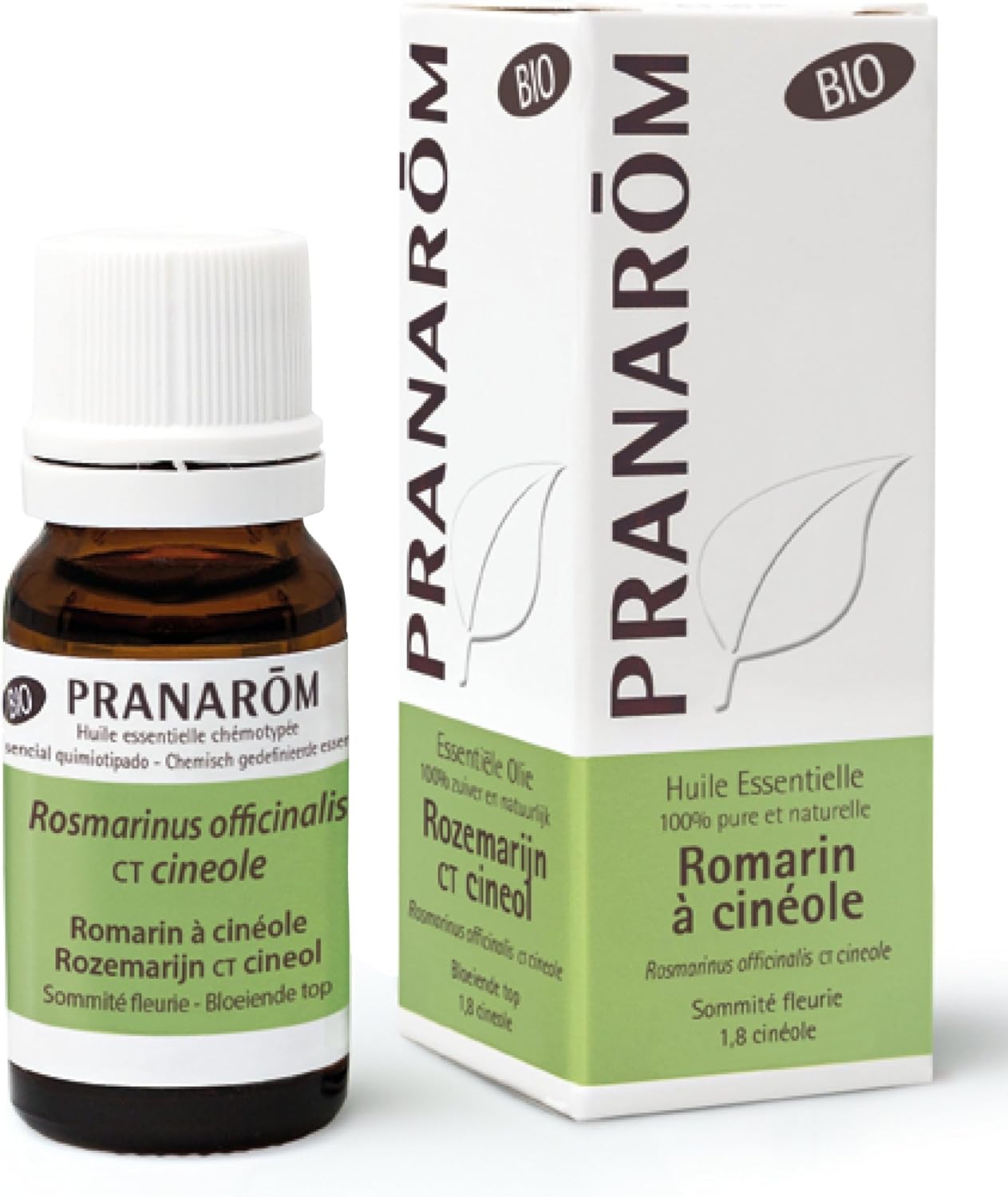 Pranarôm Bio Essential Oil Cineole Rosemary (Rosmarinus officinalis CT ...