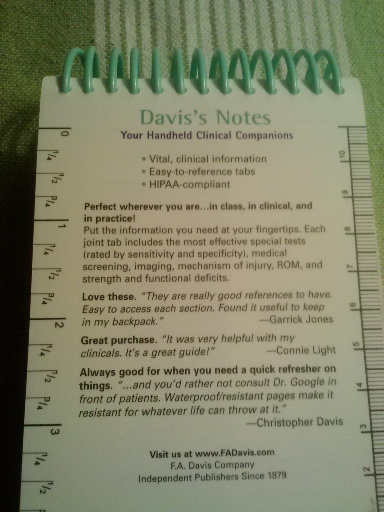 Ortho Notes: Clinical Examination Pocket Guide: 9780803666573: Medicine ...