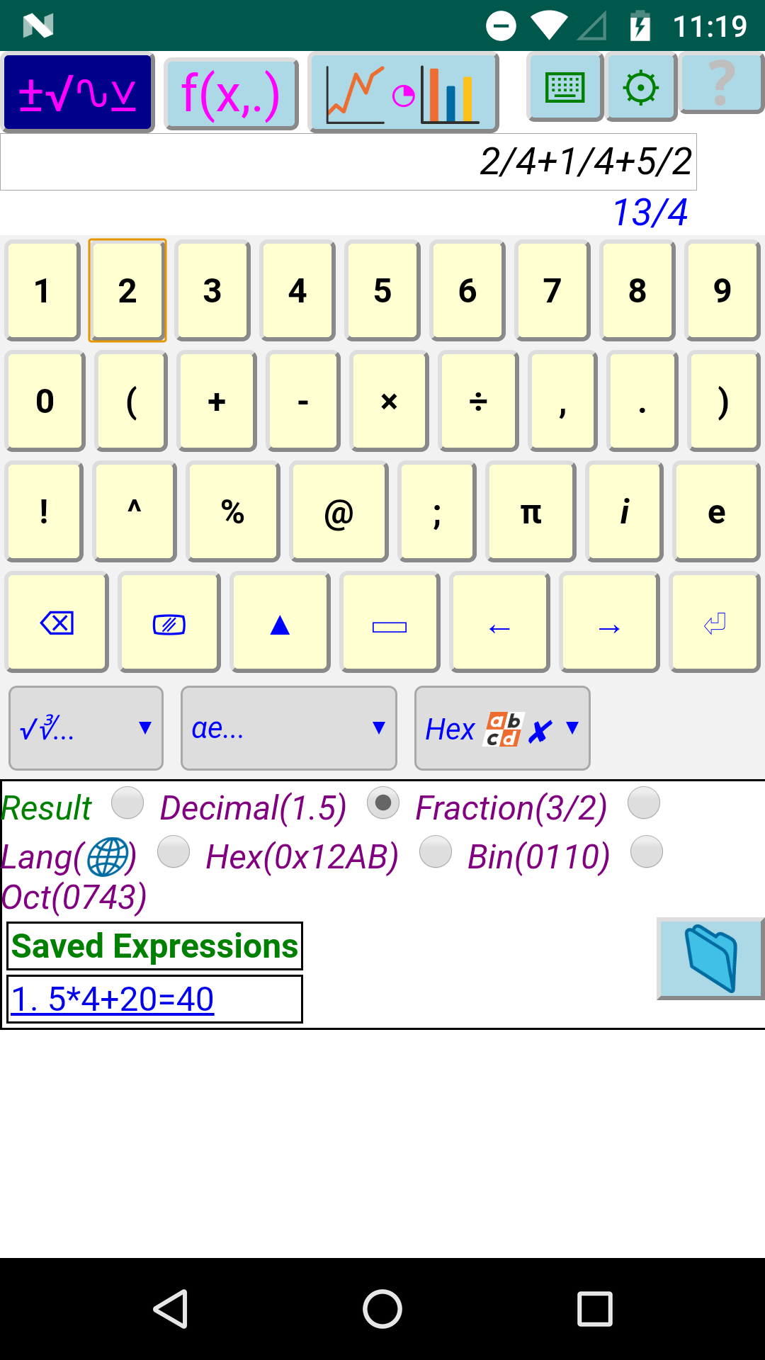 SCal Pro Scientific Calculator - Fraction Programmer Statistics ...