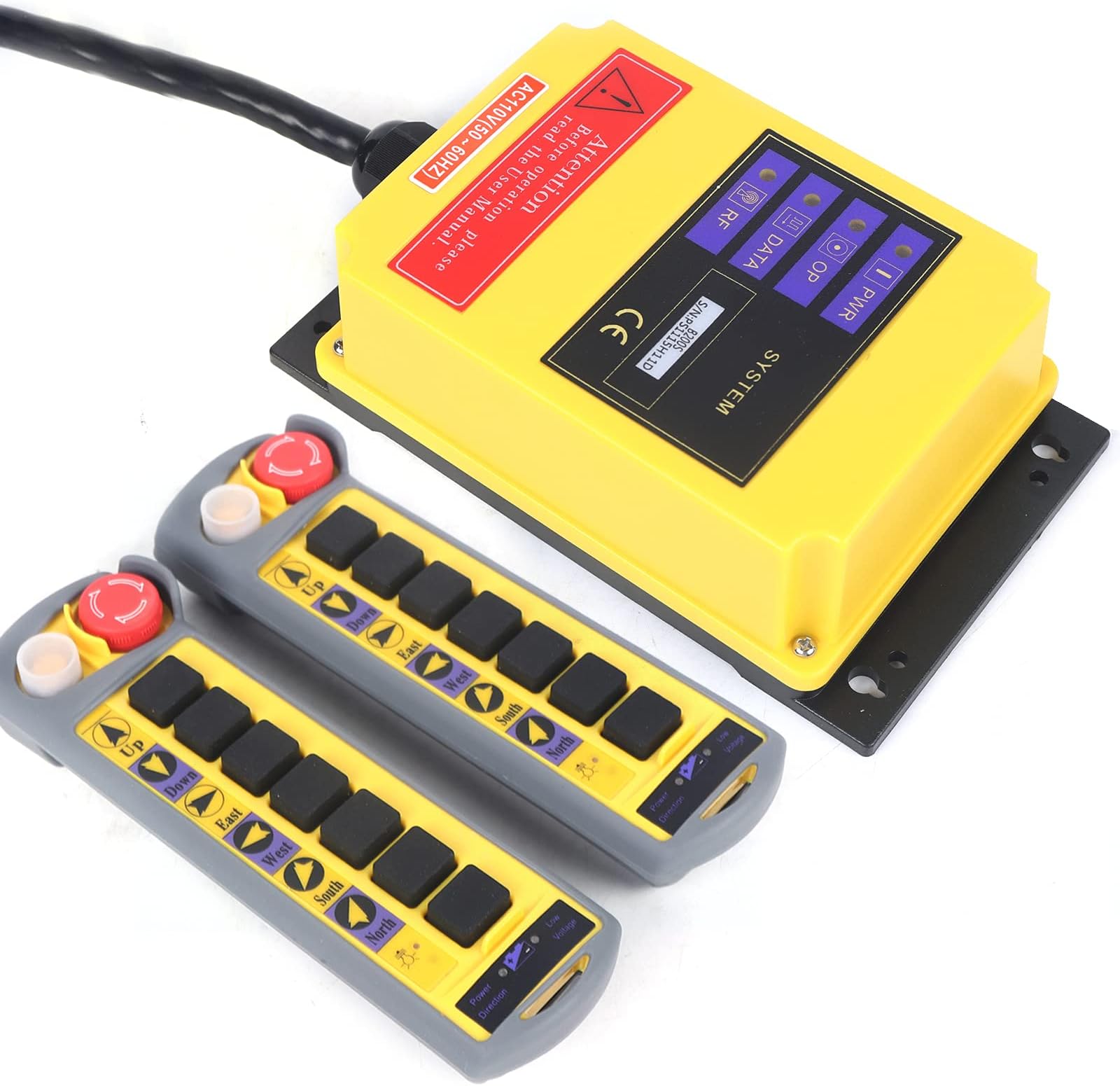 Amazon.com: Crane Remote Control, 2 Speed 6 Channel Control Hoist Crane ...