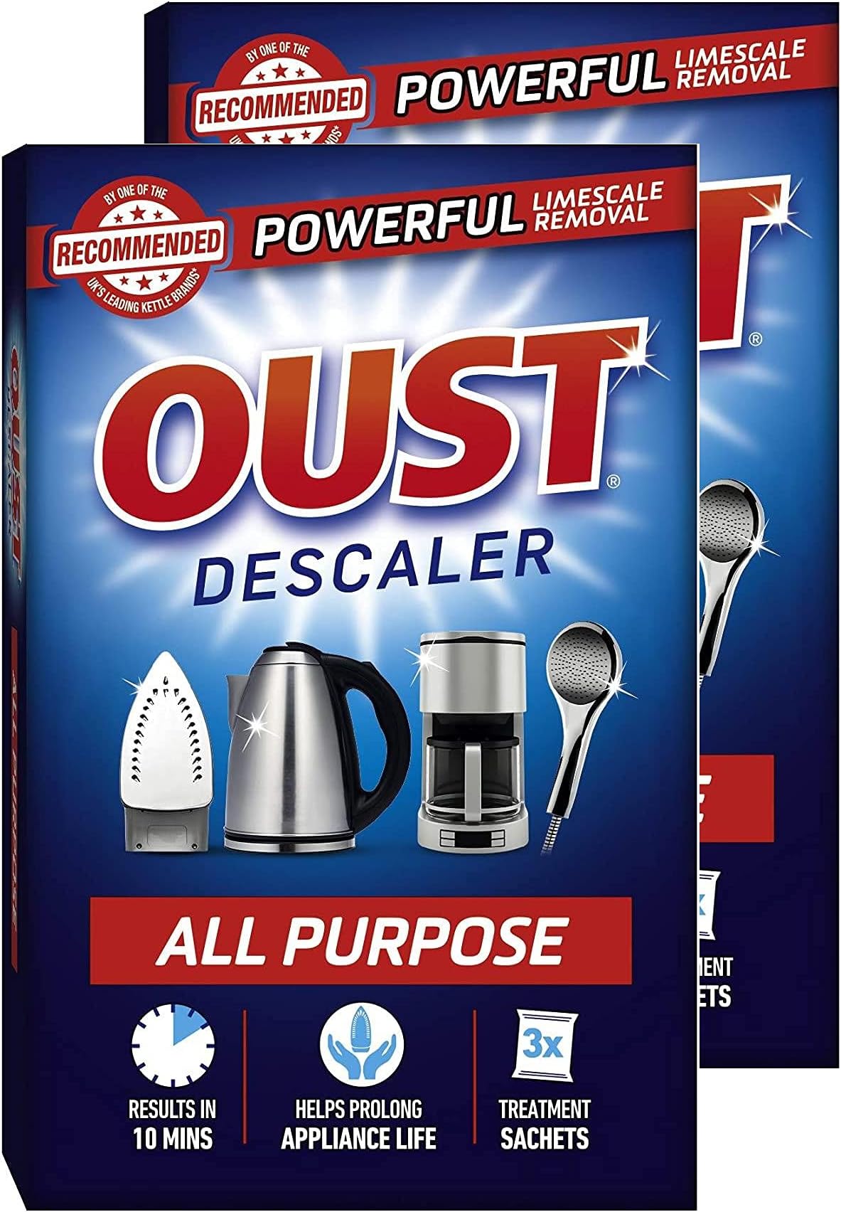 Oust Kettle Descaler Bag 75ml Pack of 3-3200600001x1 : Amazon.co.uk ...