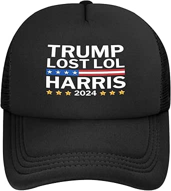 Trump Lost LOL Mesh Hat Kamala Harris Waltz 2024 Harris for 47th ...