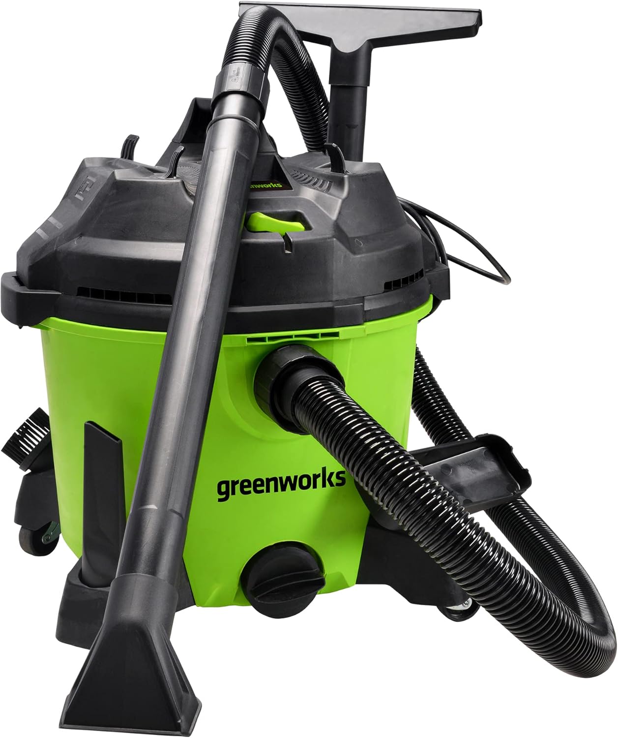 Greenworks 34 Liters (9 Gallon) AC Wet/Dry Vacuum, Green, 4702502 ...