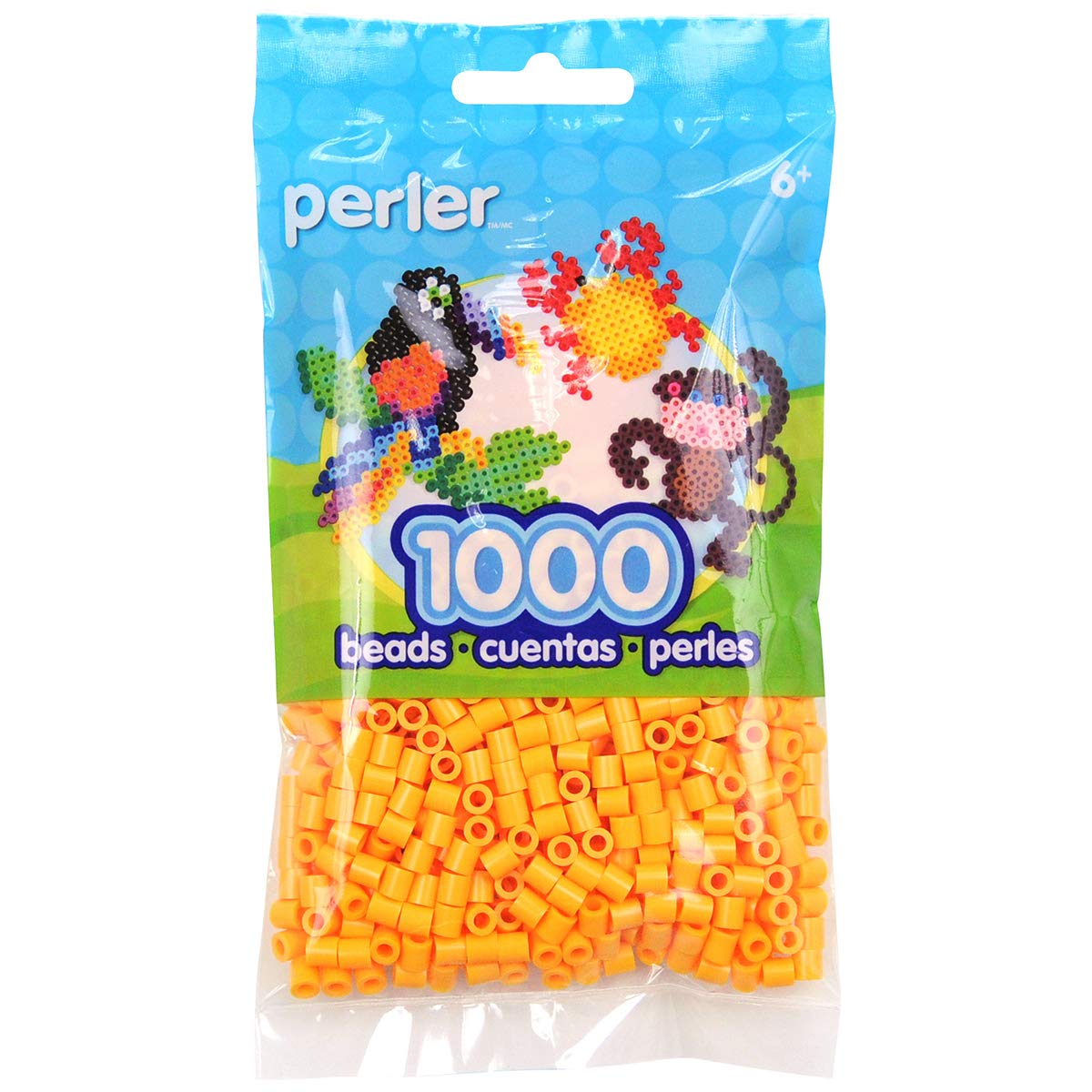 Amazon.com: Perler Beads 1000/Pkg-Cheddar : Arts, Crafts & Sewing