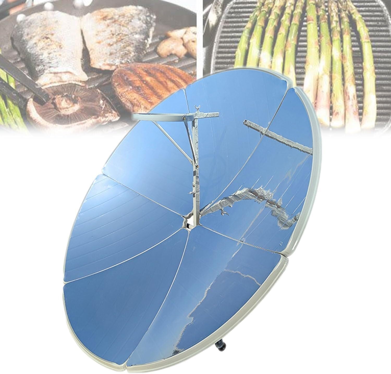 Amazon.com: Portable Solar Cooker, Parabolic Concentrating Sun Oven ...