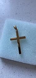 Amazon.com: Jewelry America 14K Yellow Gold Plain & Simple Religious ...