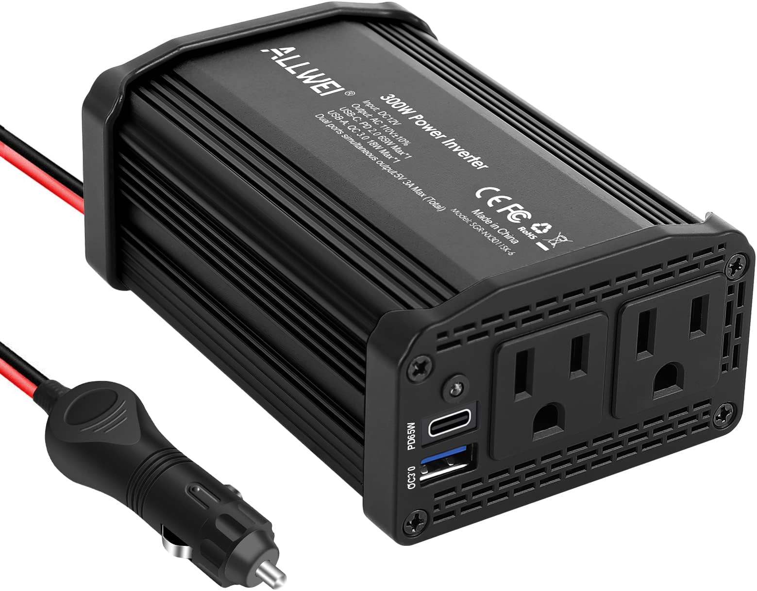 Amazon.com: Car Power Inverter Baseus PD3.0 USB C Fast Charger AC ...