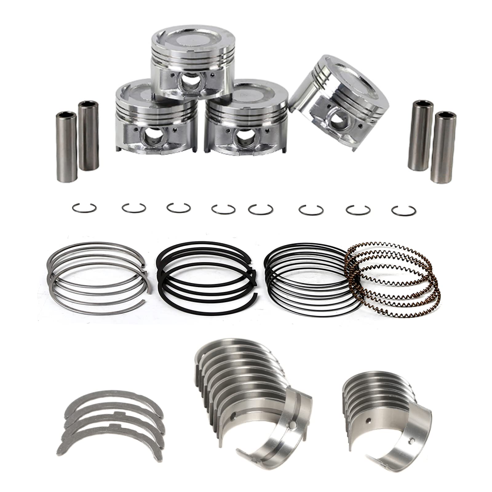 22re Engine Complete DNJ P900.20 Oversize Piston Set For 1985-1995 ...