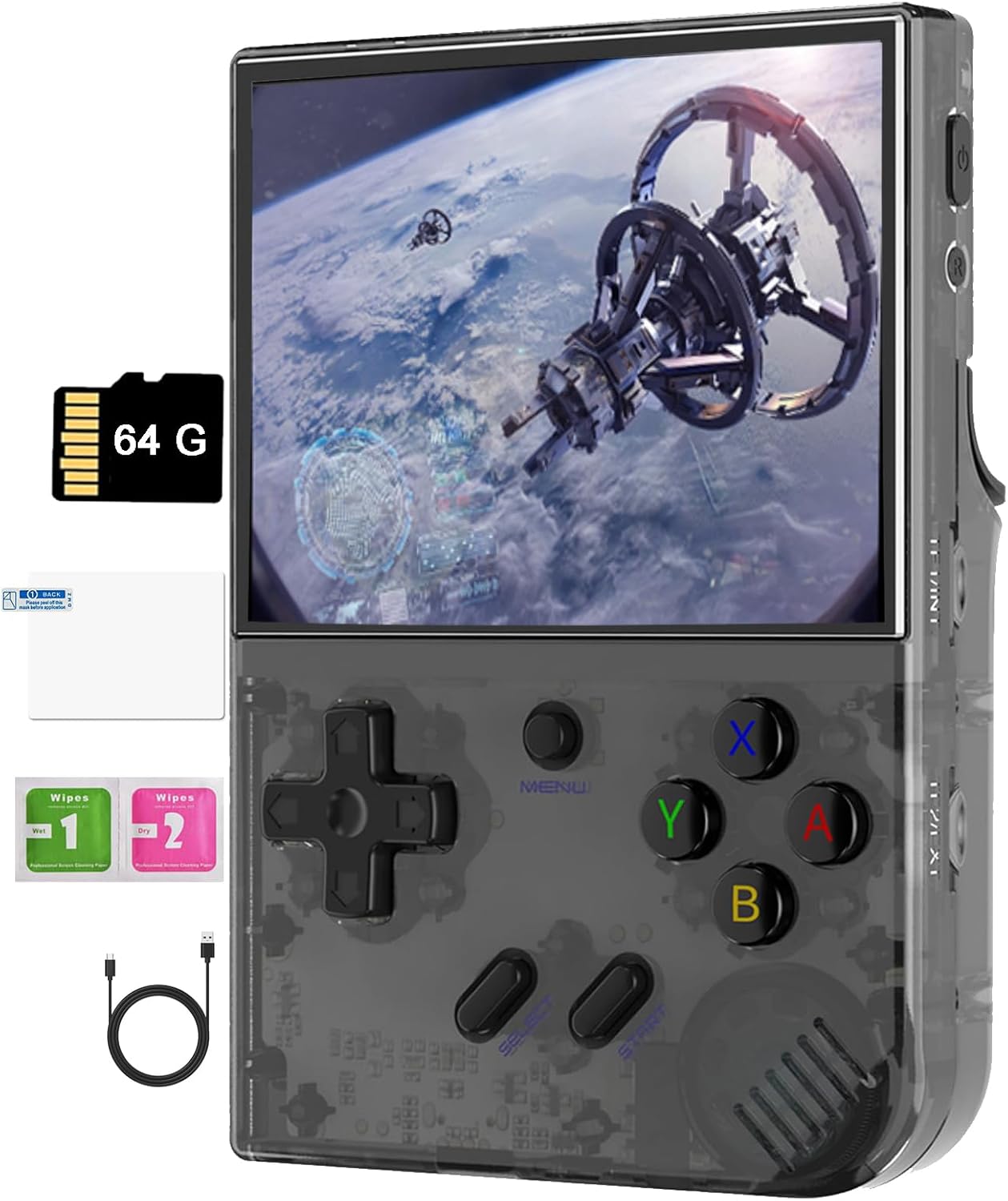 Amazon.com: RG35XX Plus Handheld Game Console 64G TF Card with 5000 ...