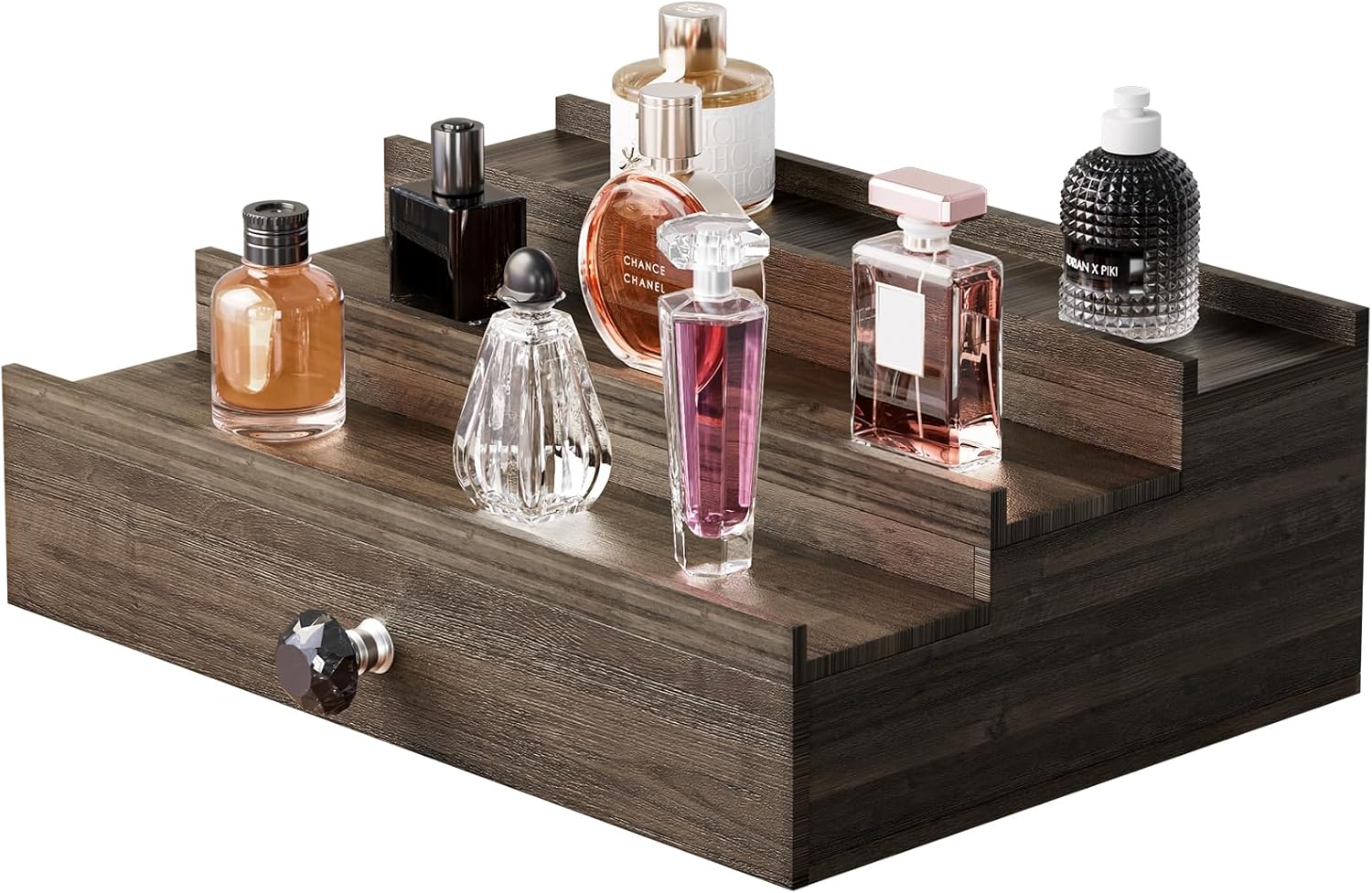Amazon.com: ASEWOTOS Display Risers Wooden Cologne Organizer for Men 3 ...