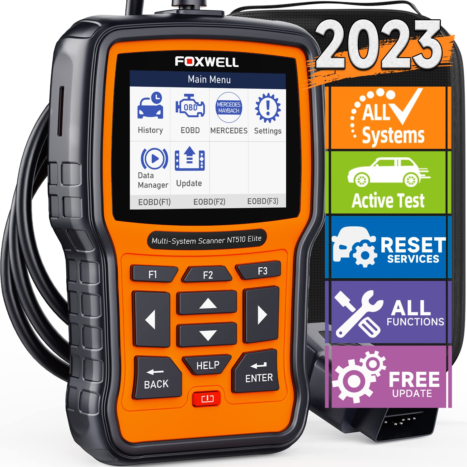 Buy FOXWELLNT510 Elite Fit For Mercedes Benz MB OBD2 Scanner Diagnostic