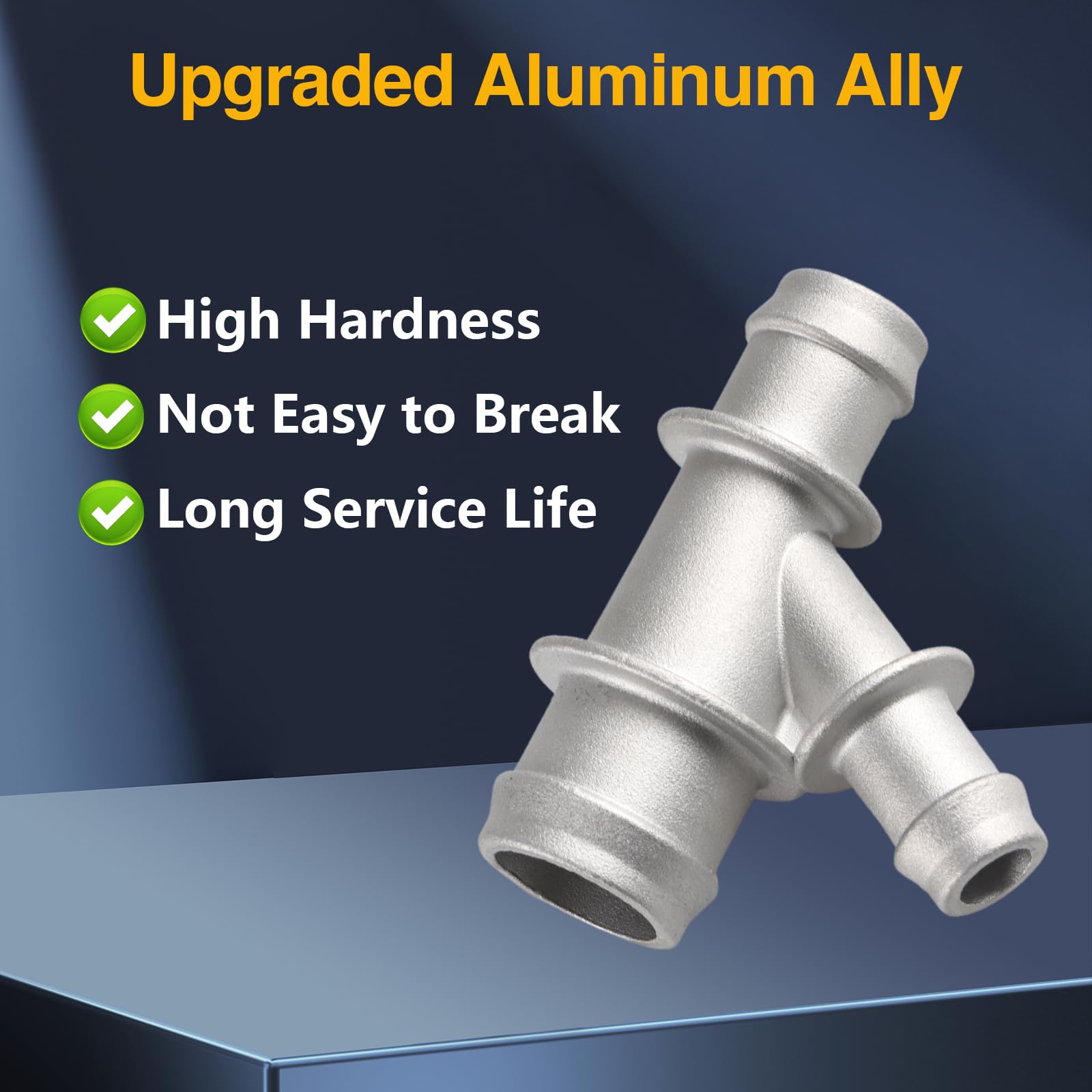 Snapklik.com : FUSCH Upgraded Aluminum Coolant Hose Junction Connector ...