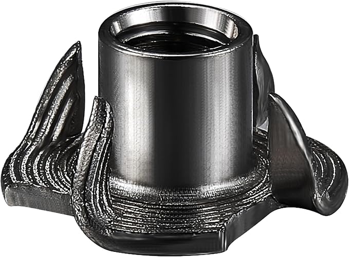 Amazon.com: Wensilon 100pcs 1/4-20 T-nut Black Four-jaw - for Home ...
