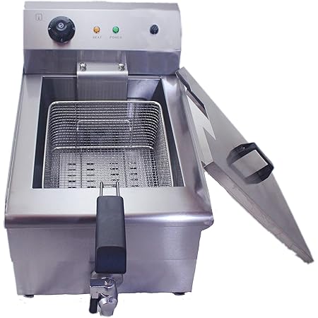 DAVLEX Commercial Deep Fat Chip Fryer 26 Litre Electric double basket ...