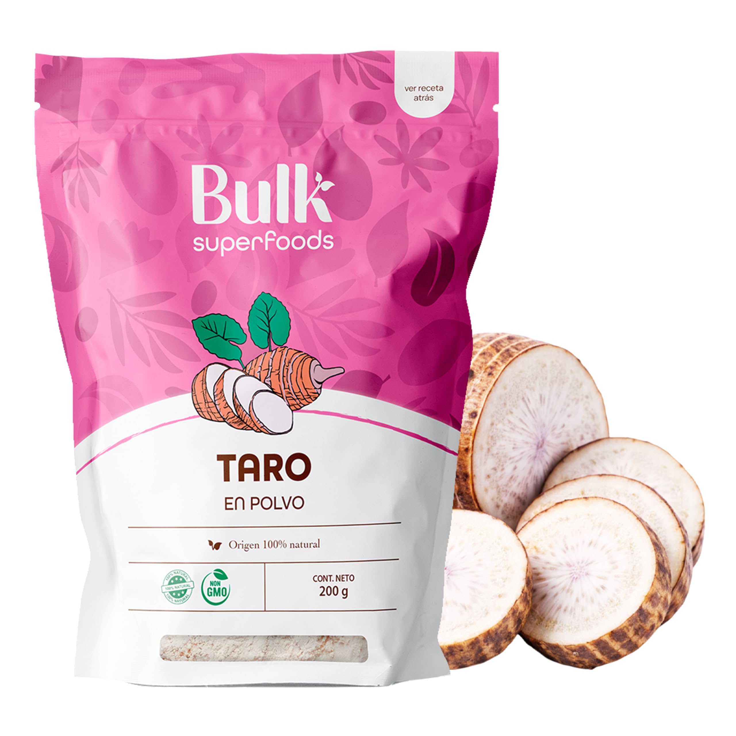 Taro en Polvo 100% Natural | Contiene 200g | Sin Azúcares Añadidos ...