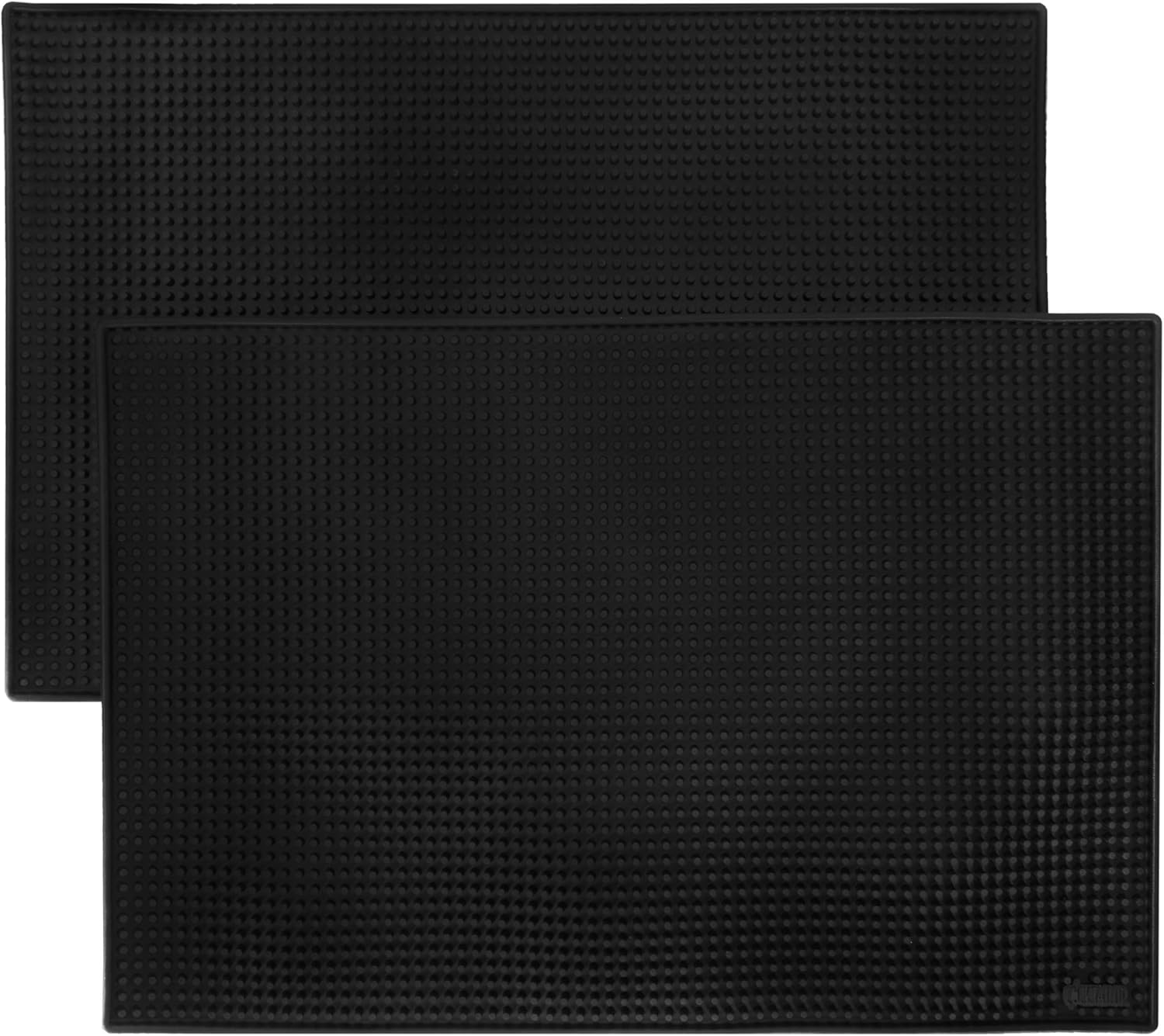 Amazon.com: 18" x 12" Black Bar Mats, 2-pack - Professional Bartender's ...