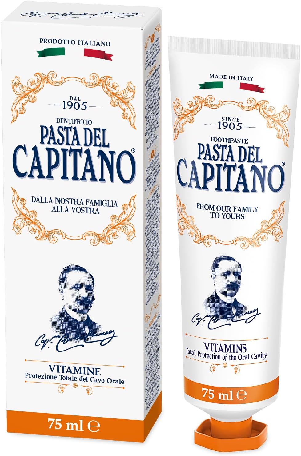 Amazon.com : Pasta Del Capitano 1905 Ace Toothpaste 75ml : Health ...