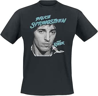 Amazon.com: Bruce Springsteen Men's River 2016 Slim Fit T-Shirt X-Large ...