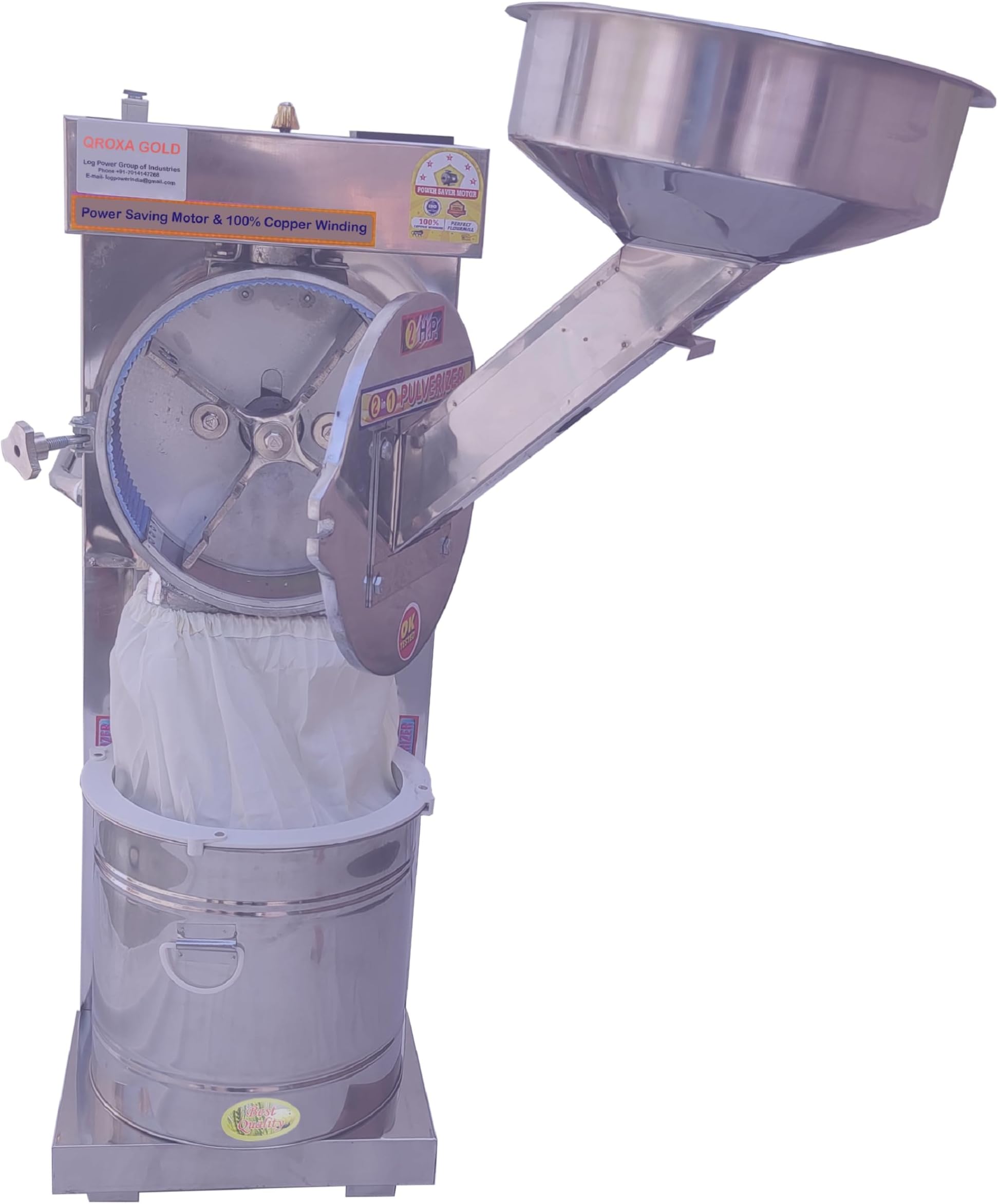 Natraj Shakti Stone Aata Maker 1.37 HP with Auto Feeder Device ...