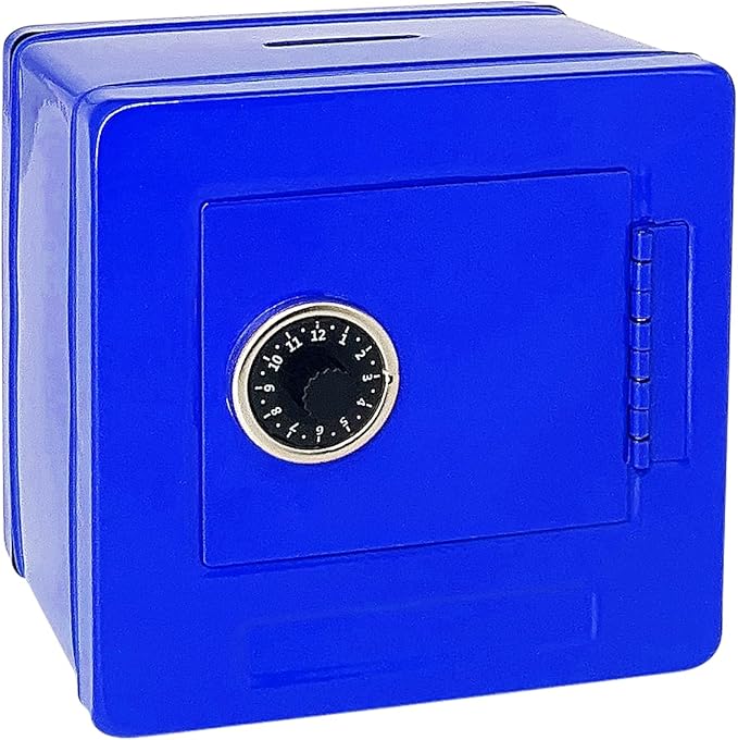 Amazon.com: Kids' Safe Piggy Bank, Metal Safe with Key, Money Saving ...