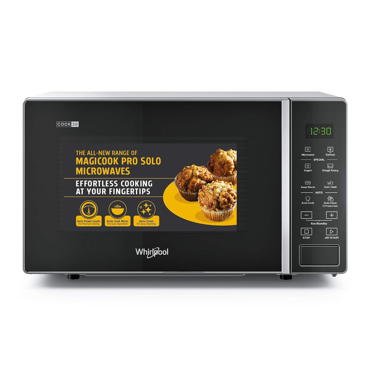 Whirlpool 20 L Solo Microwave Oven (MAGICOOK PRO 20SE BLACK) : Amazon ...