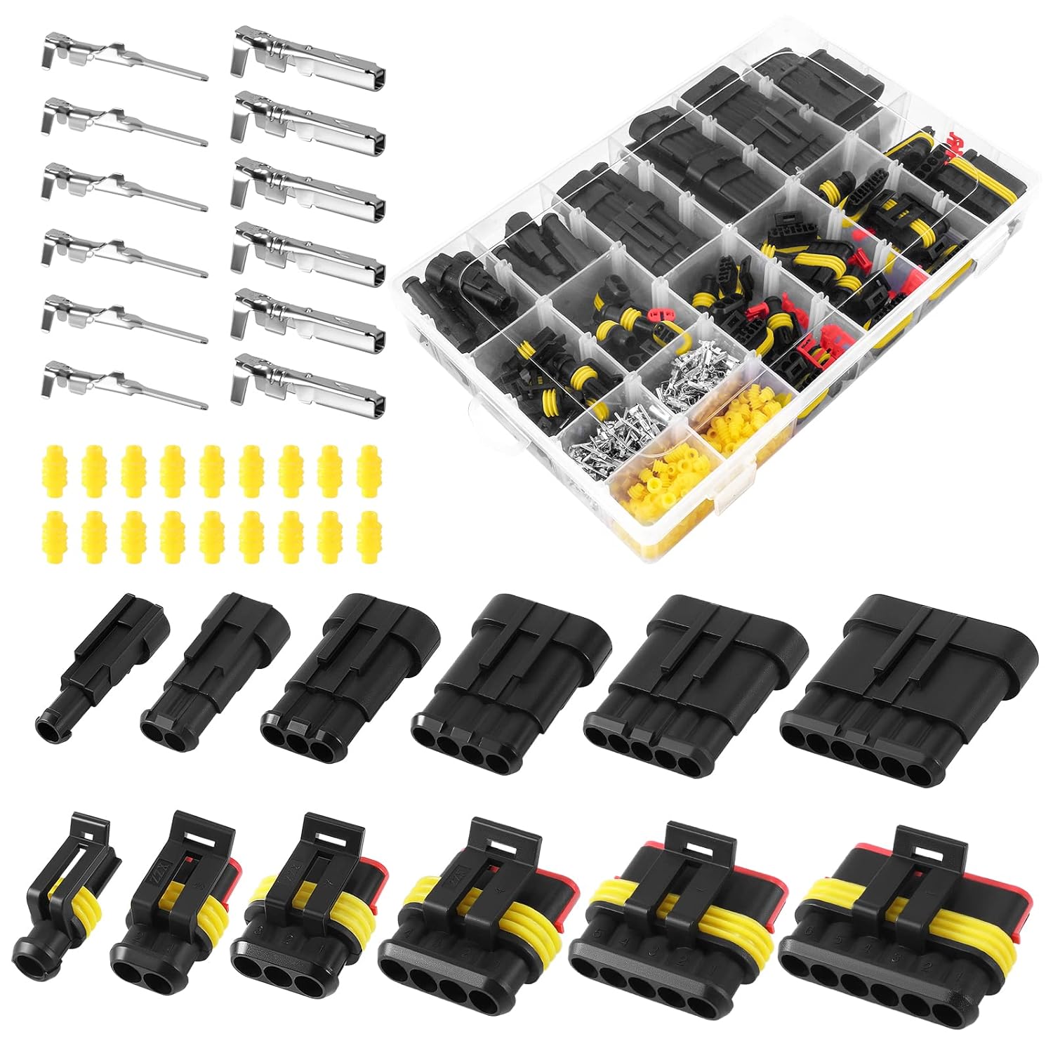 Amazon.com: BFVV 708Pcs Waterproof Automotive Electrical Connector ...