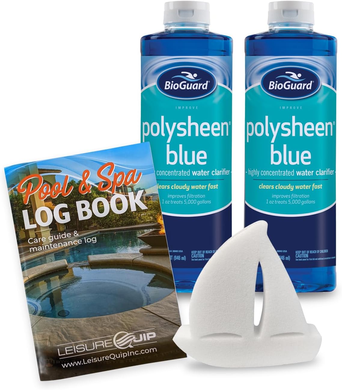 Amazon.com : BioGuard Polysheen Blue Clarifier - 1 Quart, Pack of 2 ...