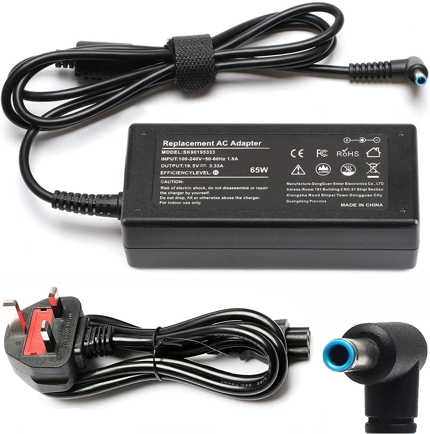 Laptop Charger for HP 45W AC Power Adapter Replacement Elitebook Folio ...