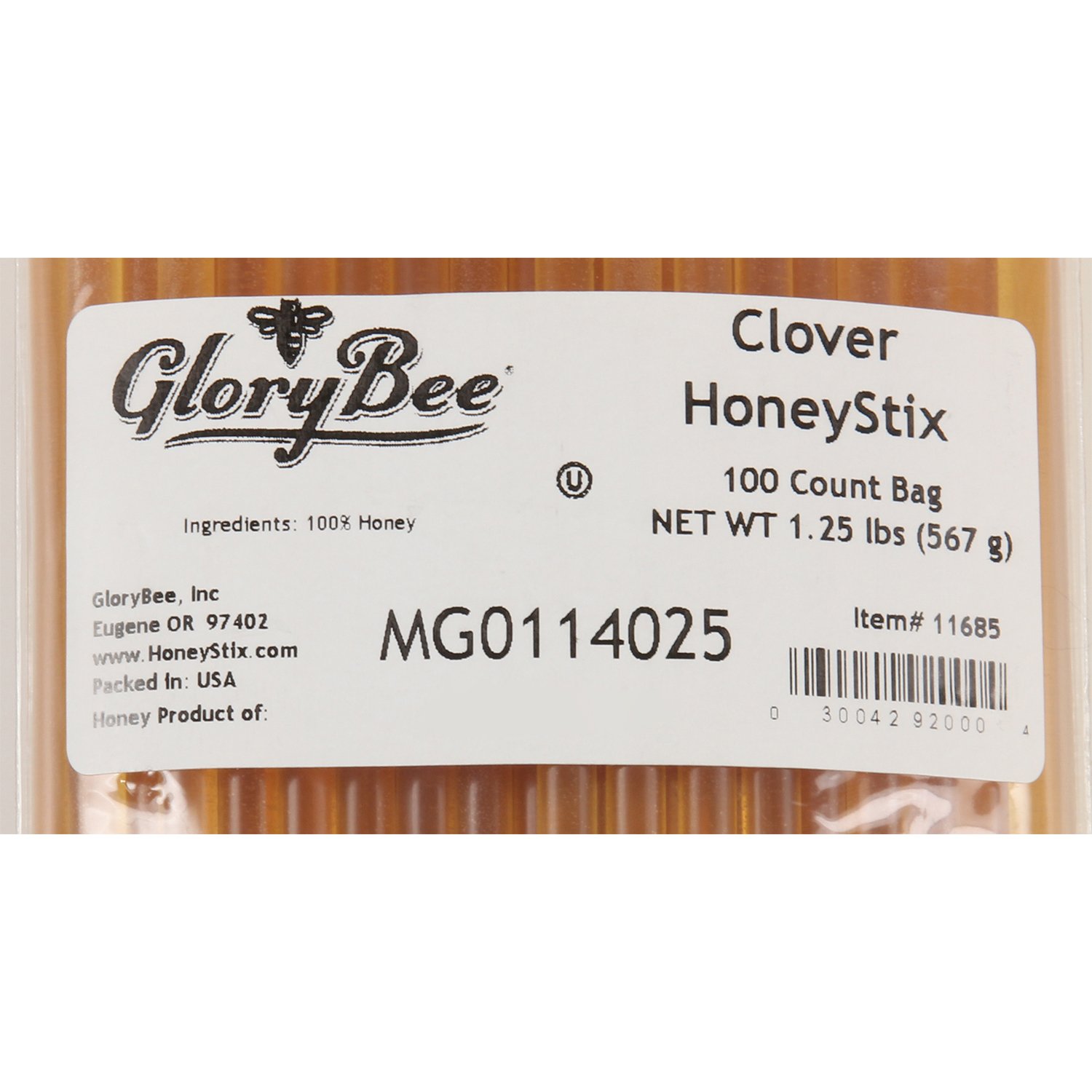 Snapklik.com : GloryBee 100 Piece Honey Stix Bag
