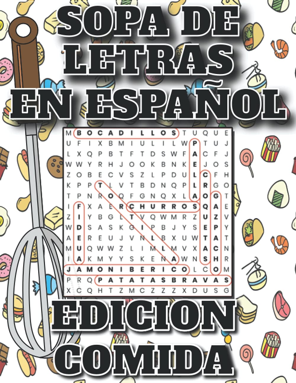 Buy Sopa de Letras en Español Edicion Comida: Búsqueda de Palabras de ...