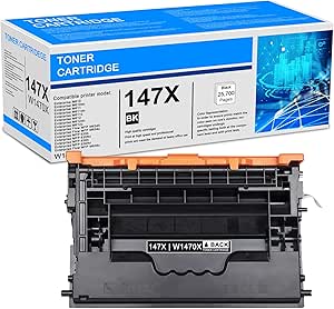 Amazon.com: 1 Pack 147X W1470X Black Toner Cartridge Compatible W1470X ...