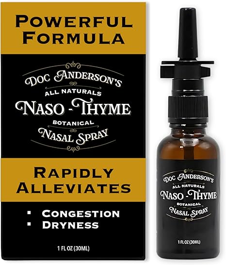 Amazon.com: NASO-THYME Doc Anderson's Botanical Nasal Spray – Natural ...