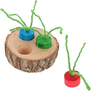 Wakauto 1set Hamster Foraging Box Chew Toy Small Animal Enrichment ...