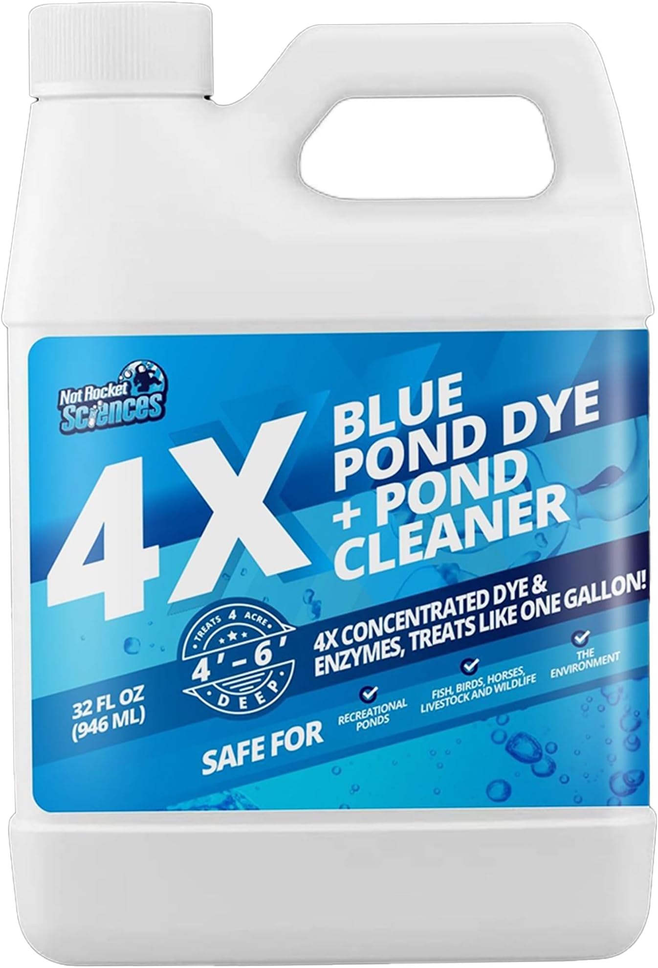 Amazon.com : Sanco Industries KoiWorx Blue Dye - Ornamental and ...