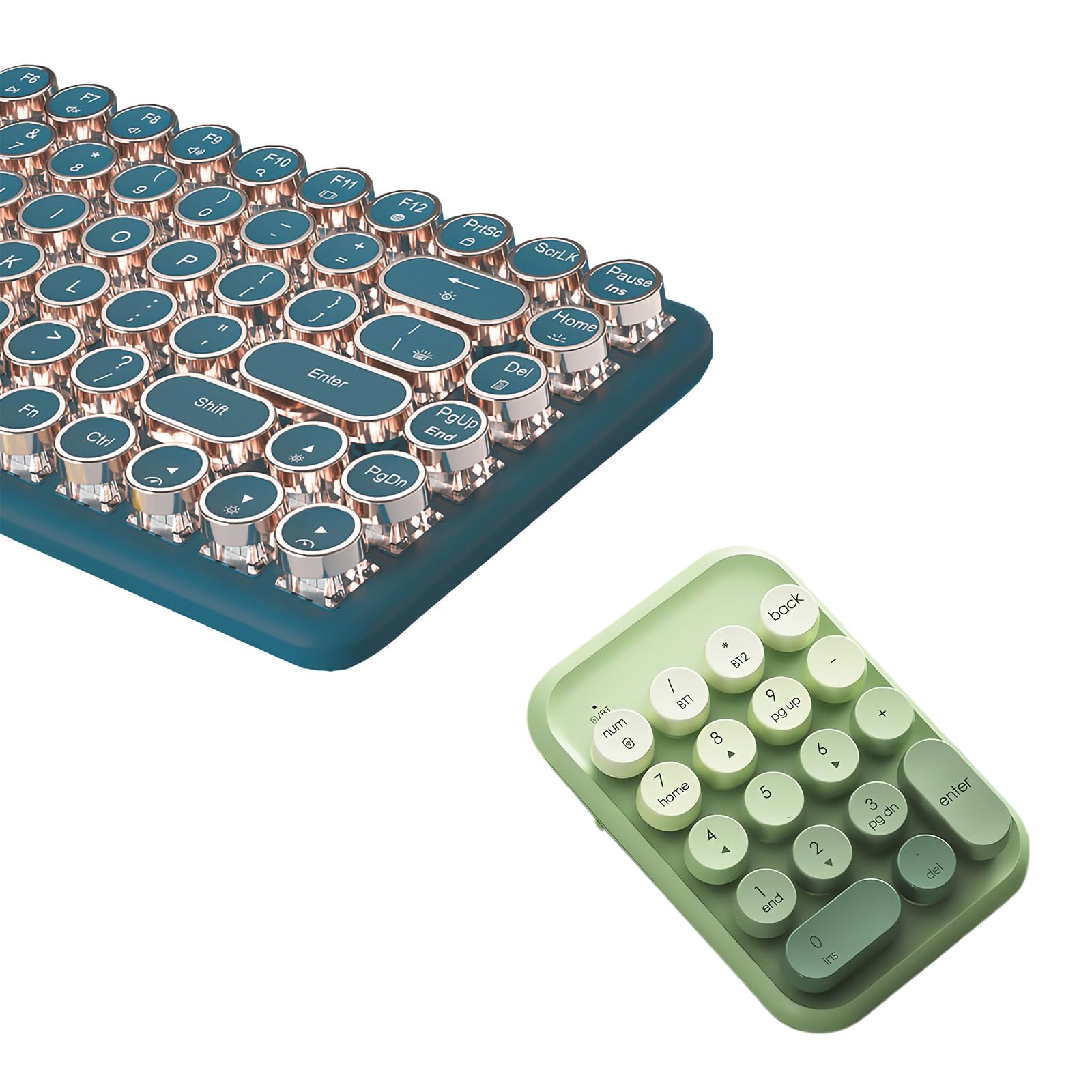 Amazon.com: TISHLED Tri-Mode Typewriter Style Mechanical Gaming ...