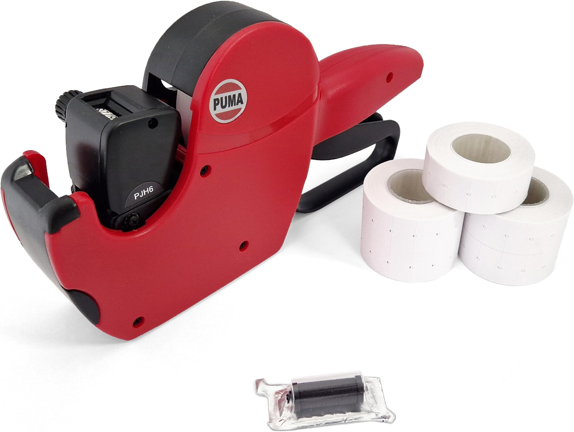 Puma Price Gun Kit with 5,000 22x12 Labels and Spare Ink PJH6 Red ...
