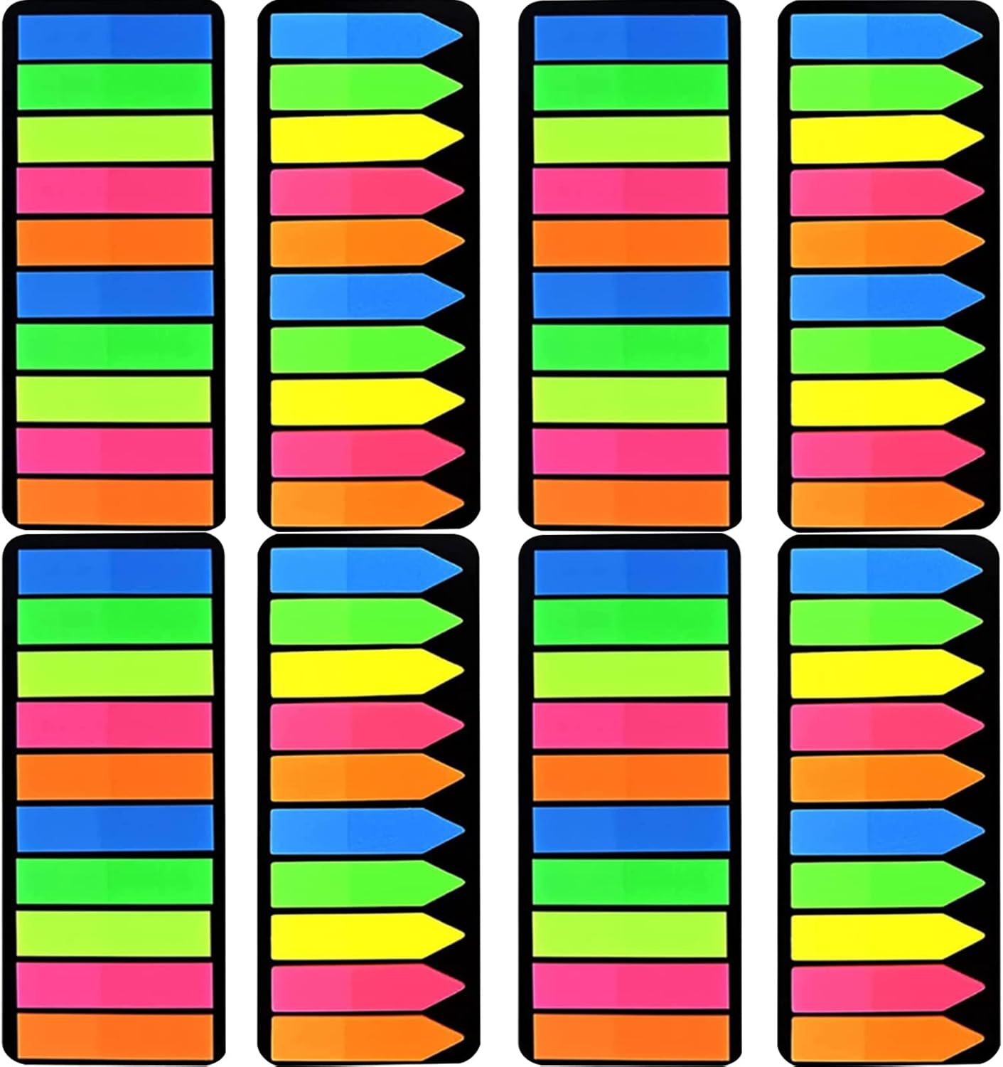 Amazon.com : 2400 Pieces Page Markers Sticky Index Tabs, Arrow Flag ...