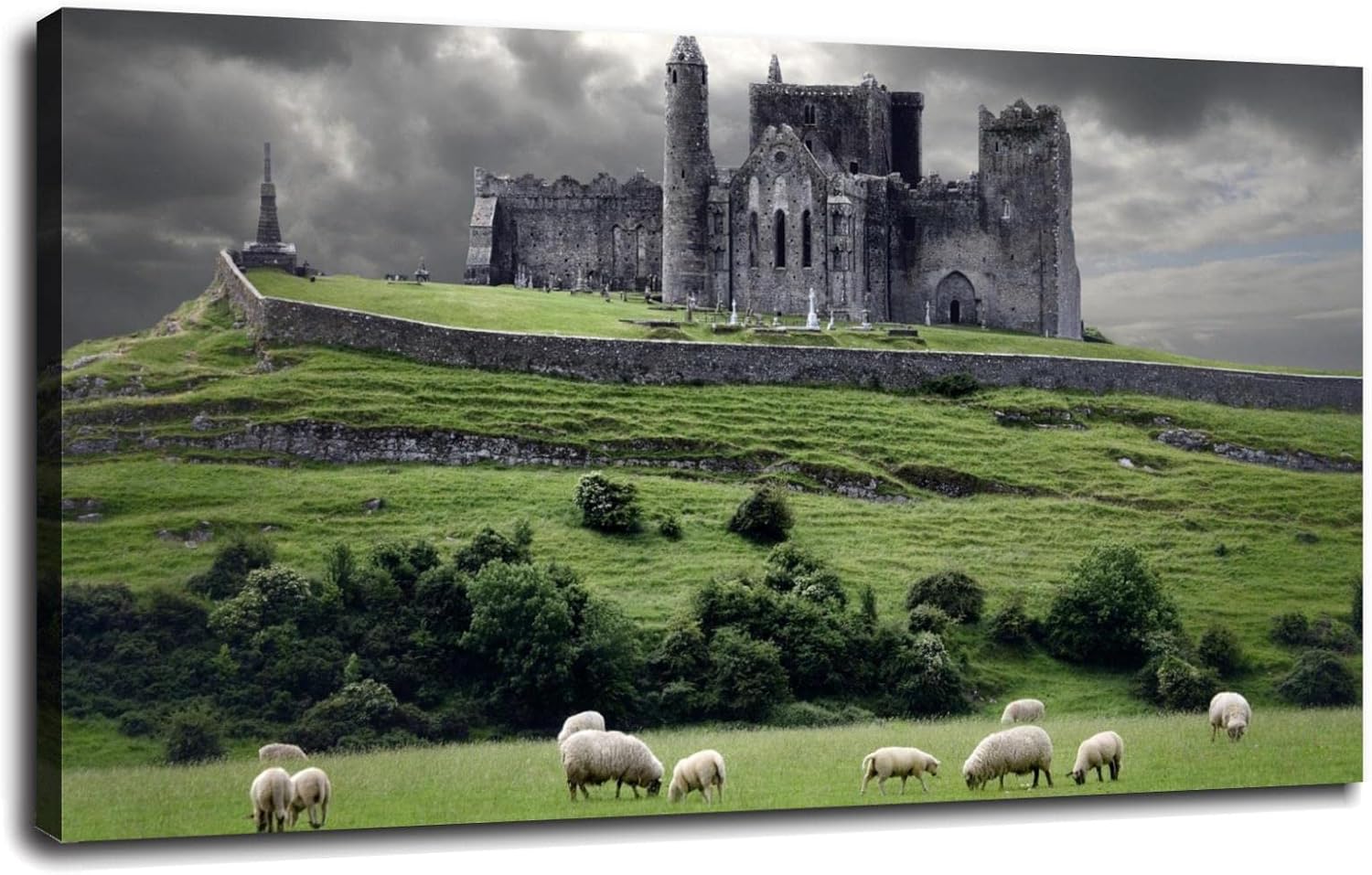 Amazon.com: Ireland Pictures Canvas Wall Art Castle Sheep Prints Poster ...