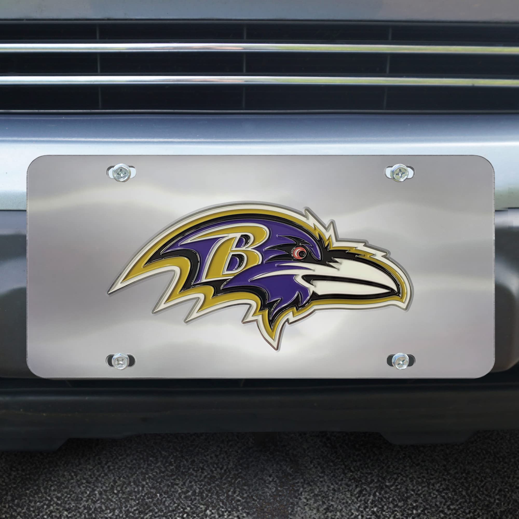 FANMATS NFL - Baltimore Ravens Diecast License Plate